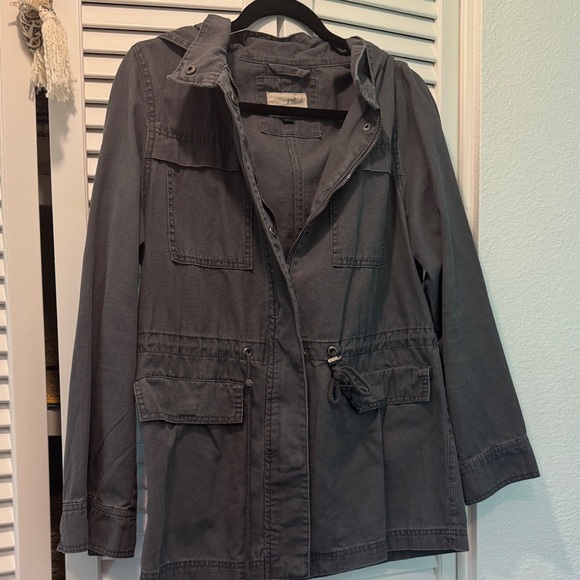Universal Thread | Jackets & Coats | Universal Thread Charcoal Utility ...